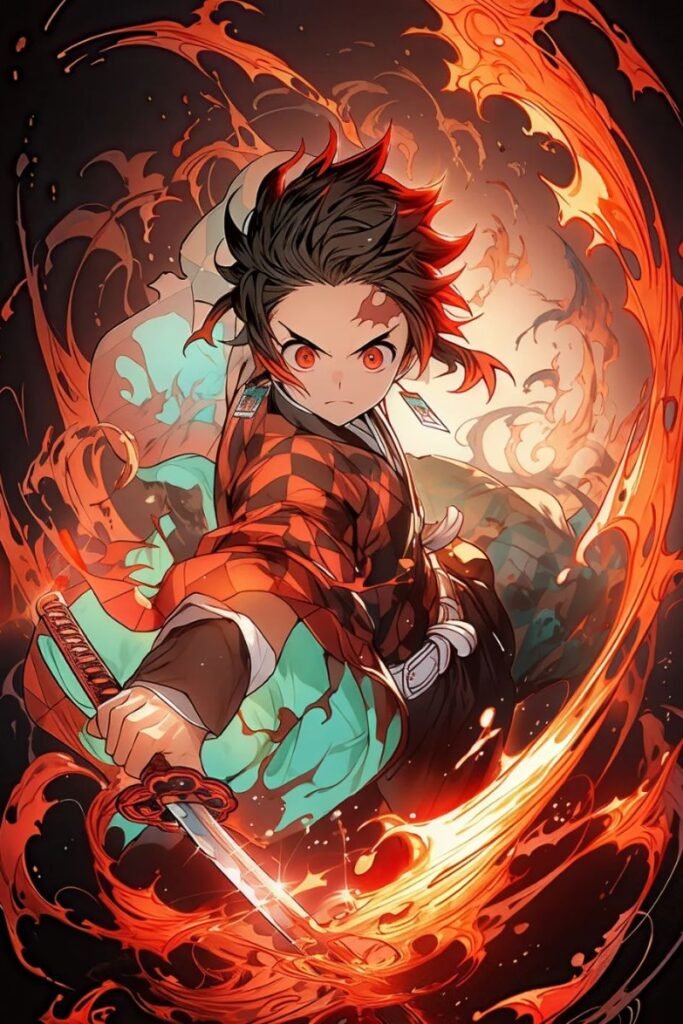 94+ hình ảnh Tanjiro thần thái cực ngầu làm avatar, hình nền