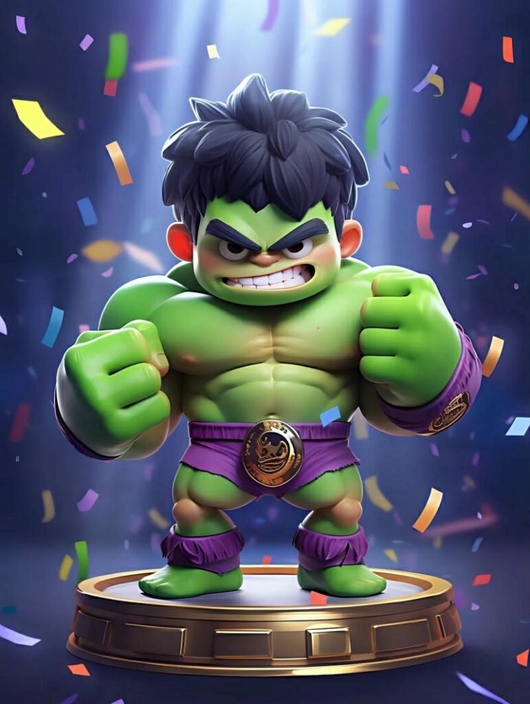 Những hình ảnh Hulk chibi, khổng lồ xanh siêu ngầu cho iPhone