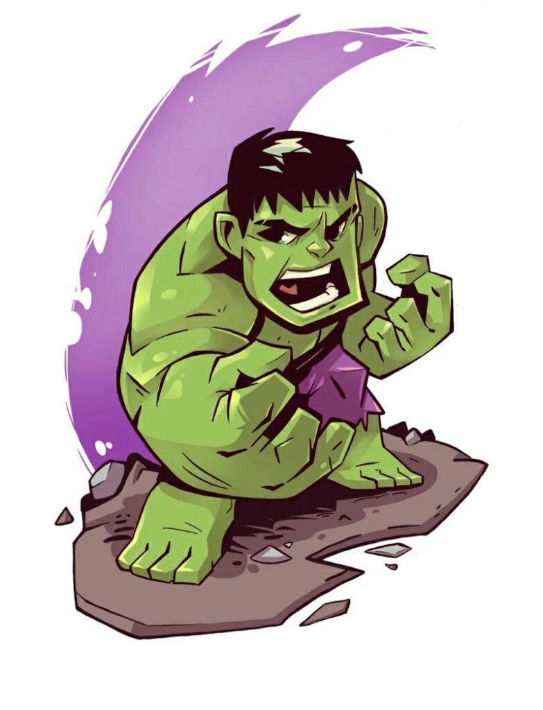 Những hình ảnh Hulk chibi, khổng lồ xanh siêu ngầu cho iPhone