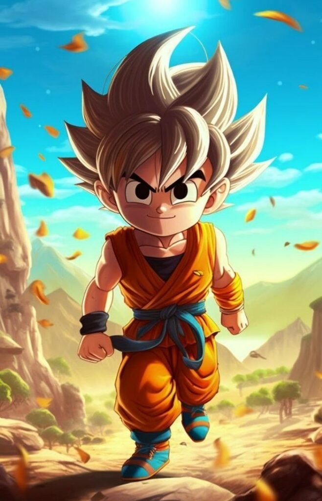 999+ hình nền Goku chibi 4K cực ngầu mới cập nhập