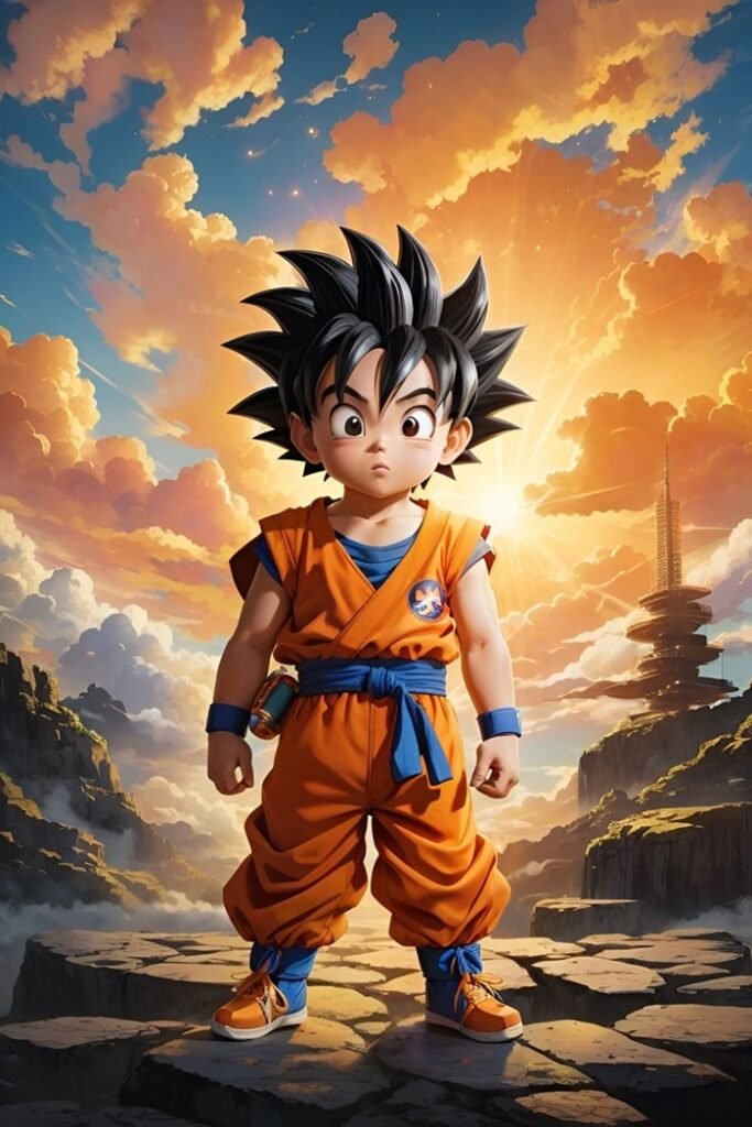 999+ hình nền Goku chibi 4K cực ngầu mới cập nhập