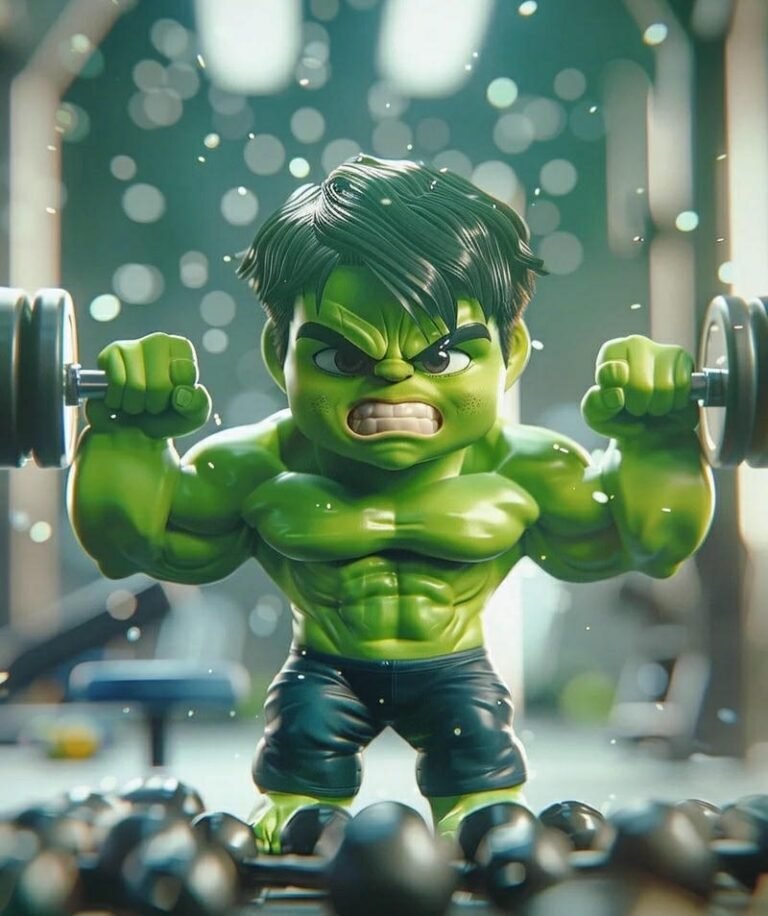Những hình ảnh Hulk chibi, khổng lồ xanh siêu ngầu cho iPhone