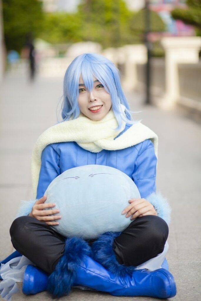 120+ ảnh Rimuru cosplay mái tóc xanh cá tính nhất