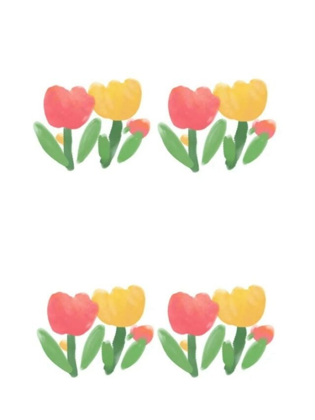 Tổng hợp 101+ hình ảnh hoa tulip chibi đơn giản dễ vẽ cho bé