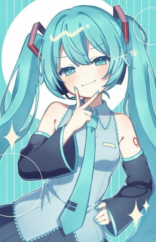 177+ hình nền Miku chibi mái tóc xanh đẹp nhất